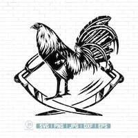Gamefowl Gallos Rooster PNG SVG JPEG Commercial Use - Etsy