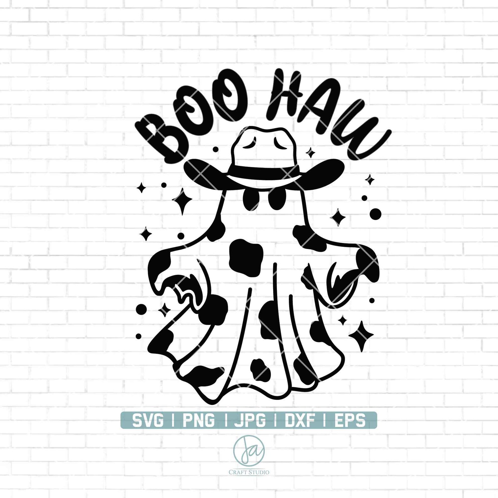 Boo Haw SVG PNG Cowboy Ghost Svg Halloween Svg Western - Etsy