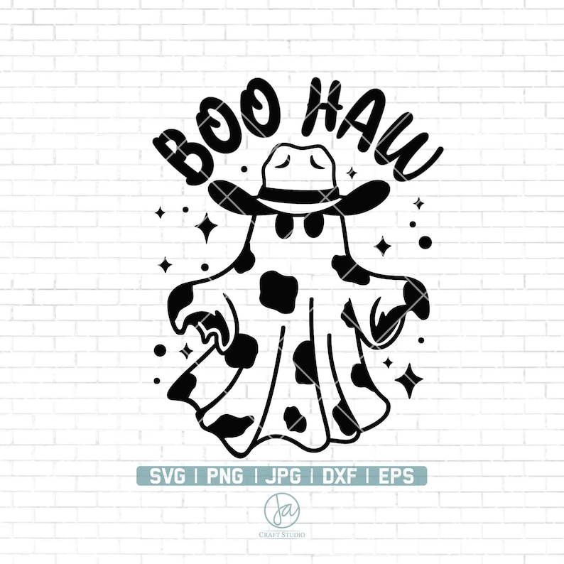 Boo Haw SVG PNG | Cowboy Ghost Svg | Halloween Svg | Western Ghost Svg ...