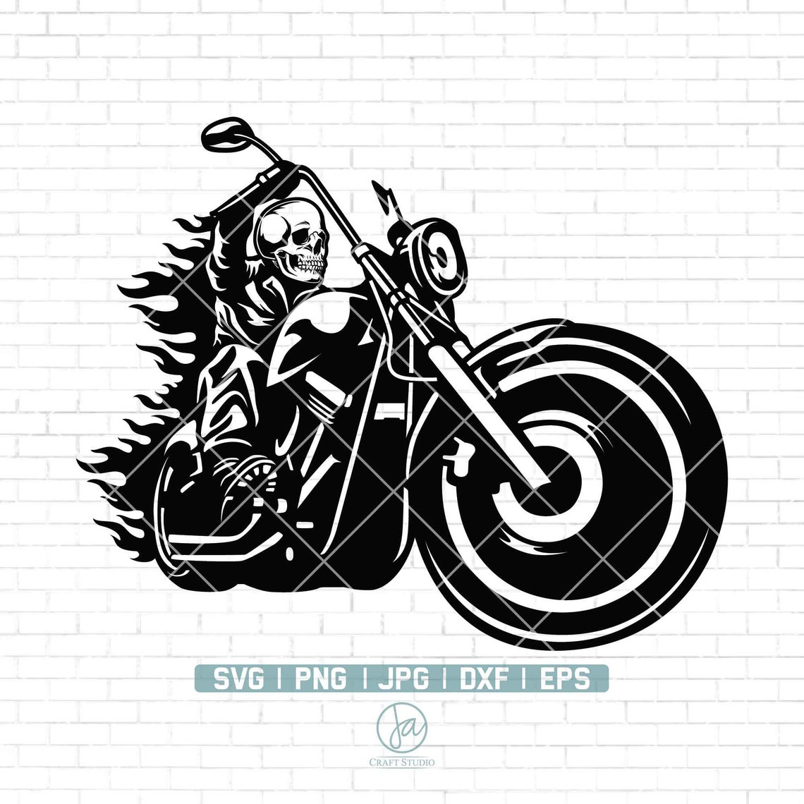 Biker Svg Biker Skull Svg Skull Svg Biker Clipart Bike - Etsy