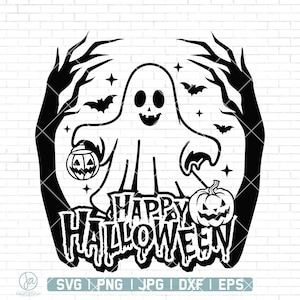 Happy Halloween Svg | Ghost Svg Png | Halloween Svg | Funny Halloween ...