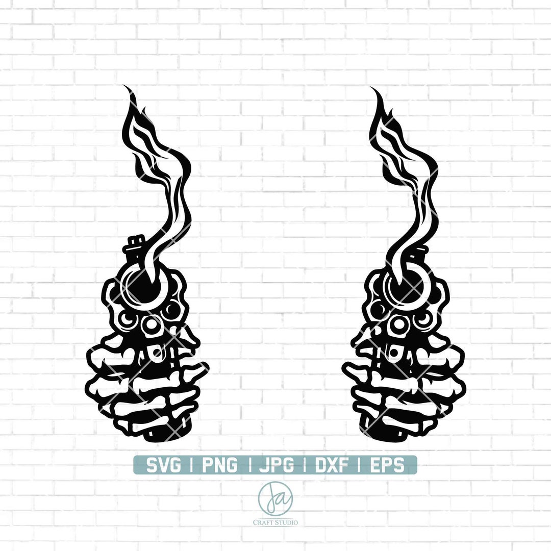 Skeleton Hands Holding Guns SVG Pistols SVG Weapons Firearms Kill ...