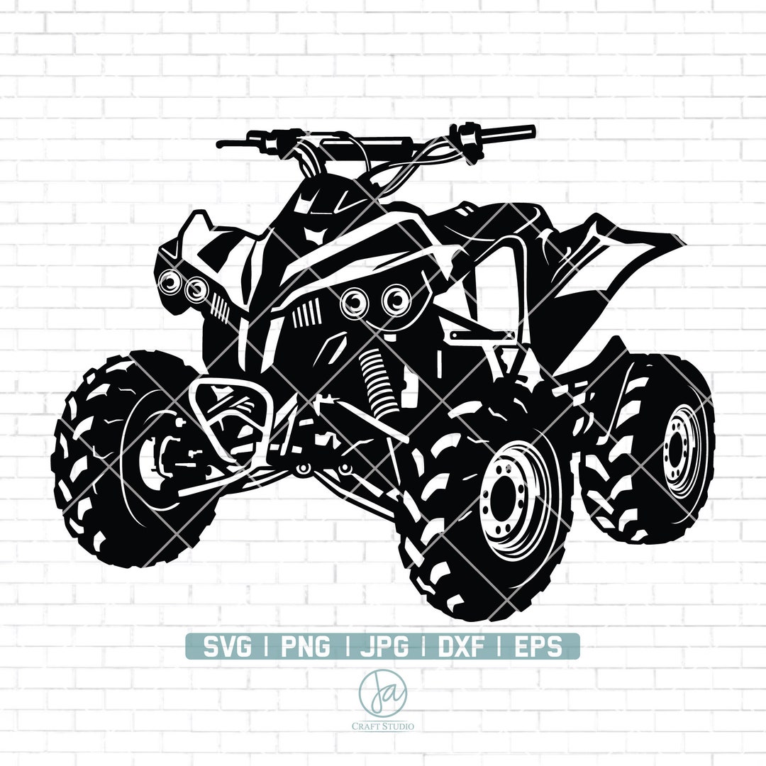 ATV Svg File | Atv Clipart | Atv Offroad Svg | Dirt Riding Svg | Atv ...