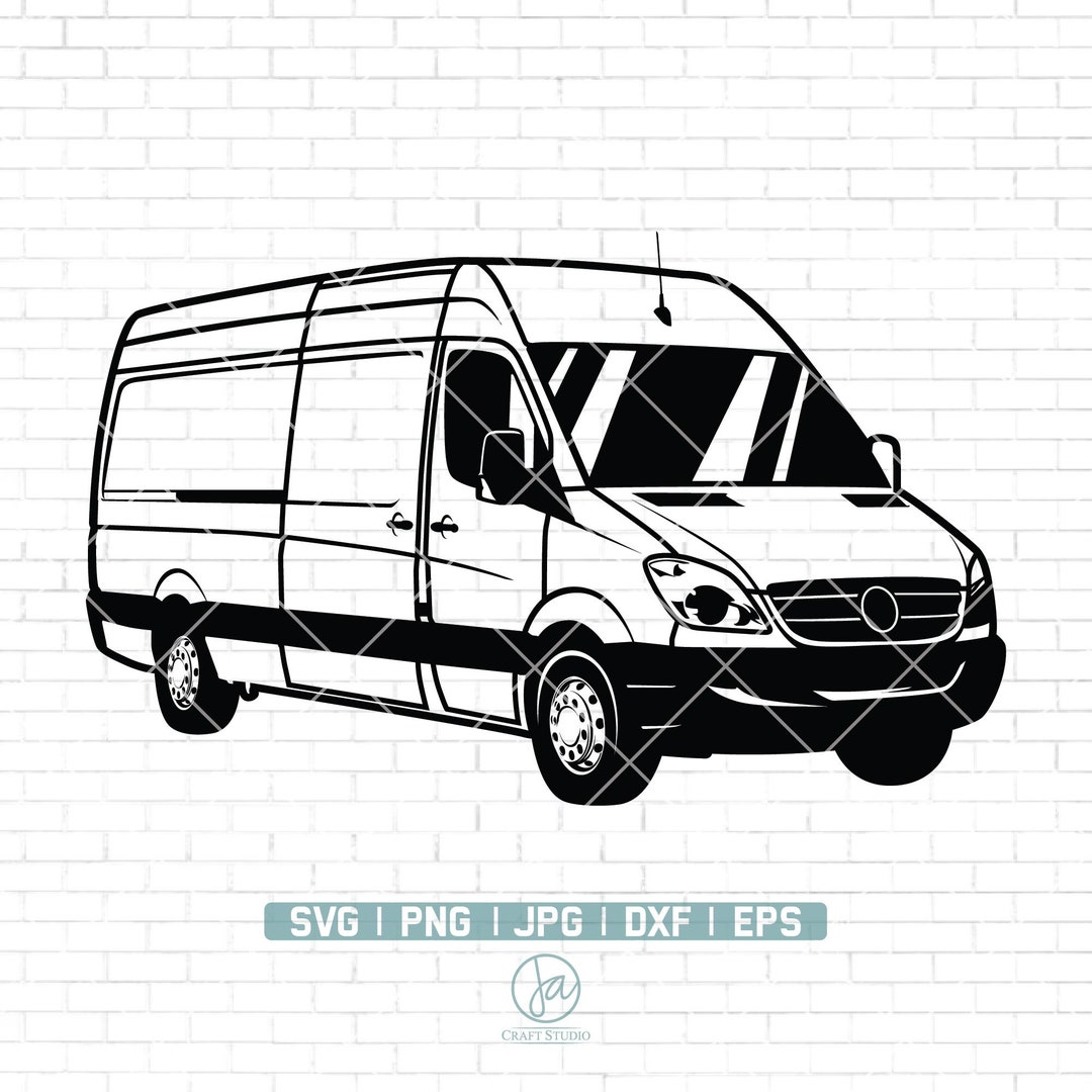 Cargo Delivery Van SVG | Moving Vehicle SVG | Delivery Van Truck Svg ...
