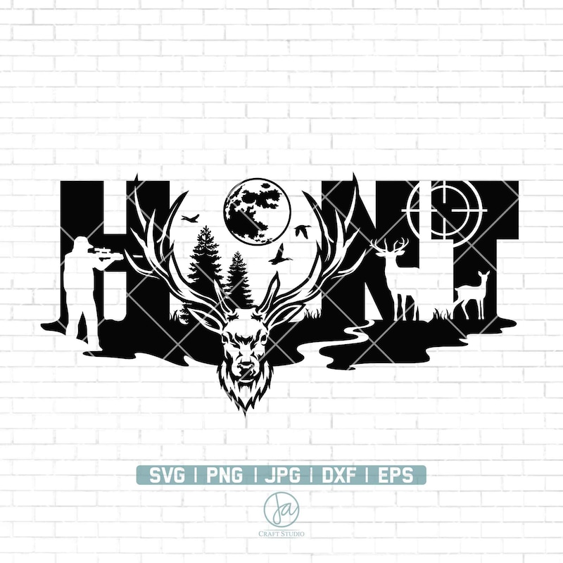 Hunting Svg - Etsy