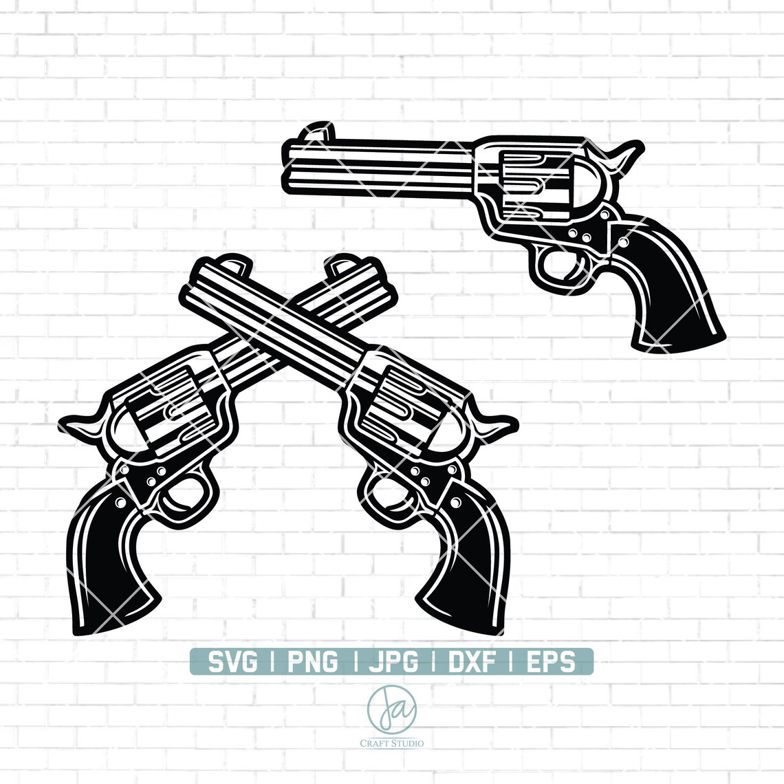 Revolver Gun Svg File Handgun Pistol Svg Revolver Pistol - Etsy