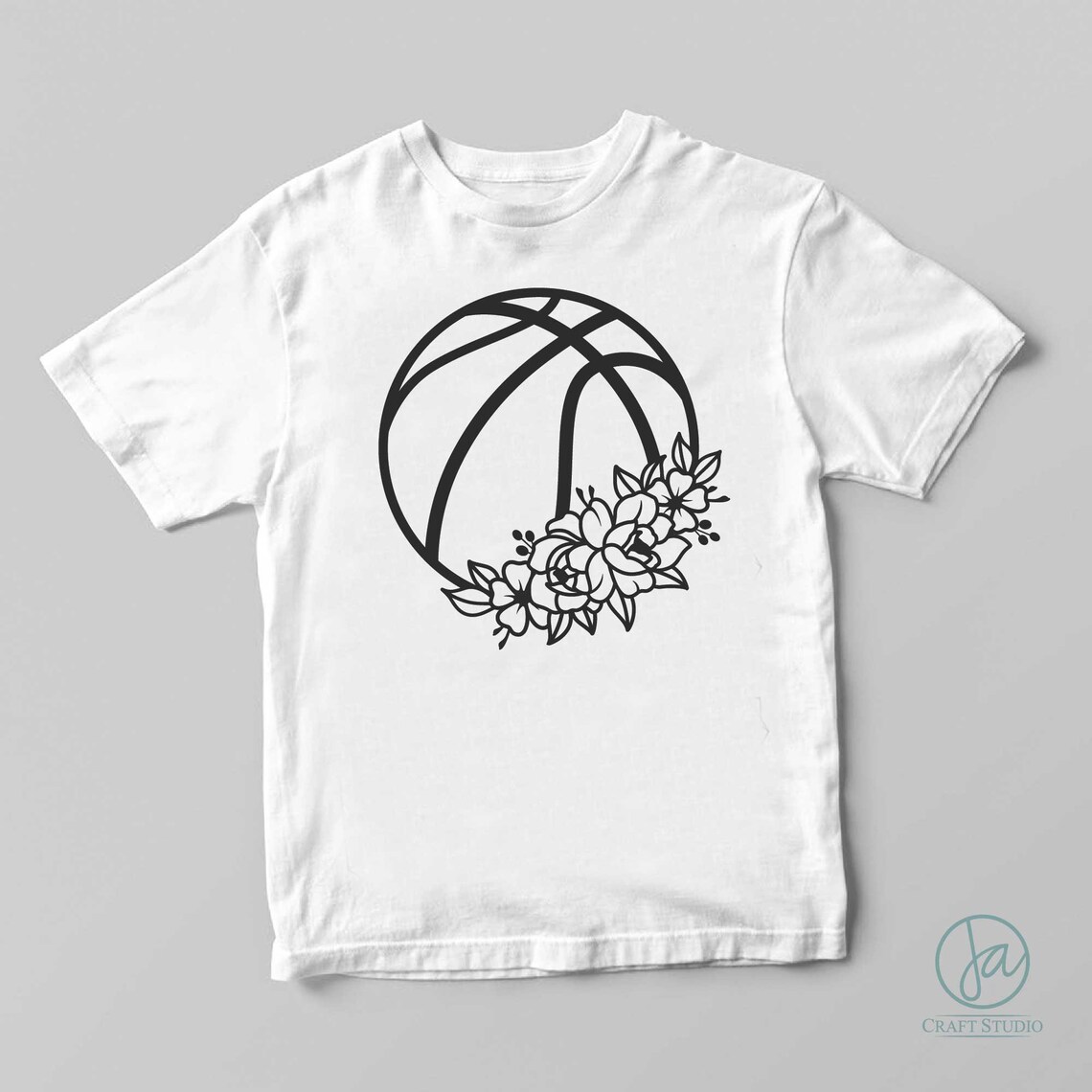 Floral Basketball Svg File Basketball Svg Basketball Sport - Etsy