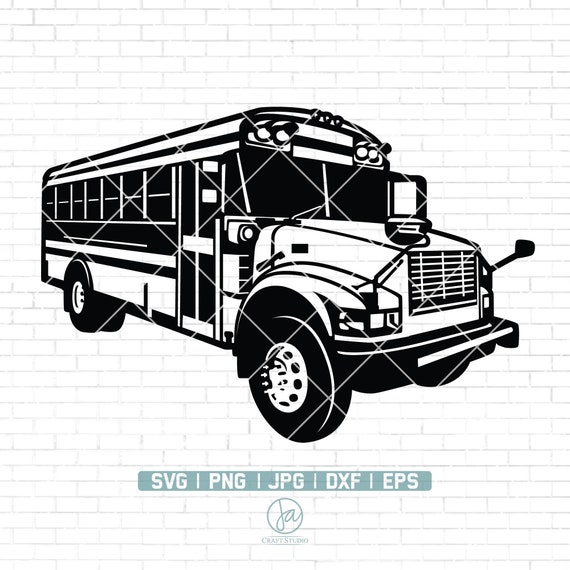School Bus Svg File School Svg Bus Svg School Bus | Etsy