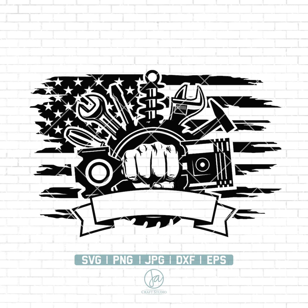 US Mechanic Svg | Mechanic Tools Svg | Repair Svg | Mechanic Svg ...