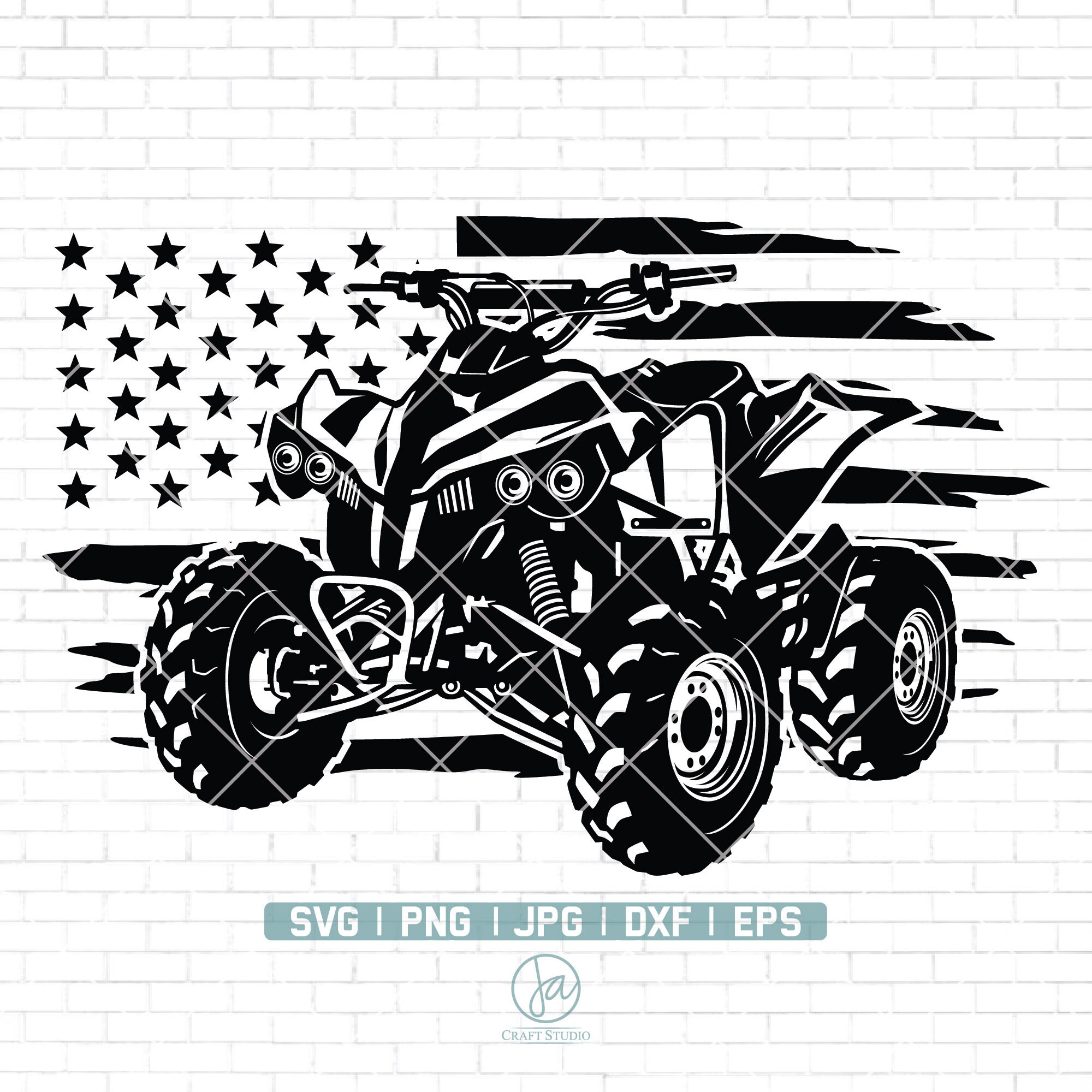 US ATV Svg / Atv Clipart / Atv offroad Svg / Dirt Riding svg / - Etsy ...