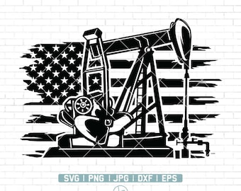 Craft Supplies & Tools Visual Arts Dxf and Svg Offshore Oil Rig ...