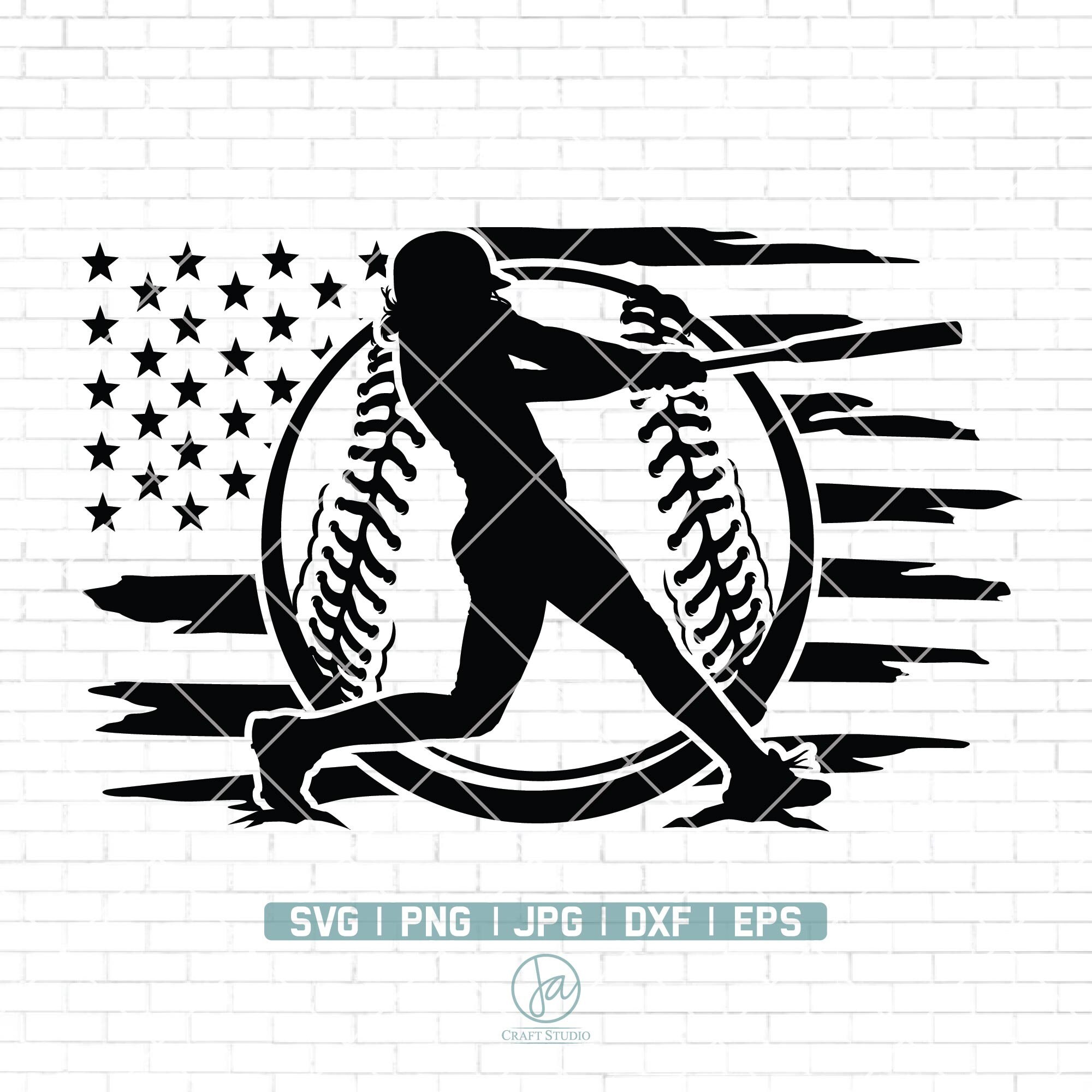 US Baseball SVG Baseball SVG Baseball Player Svg - Etsy