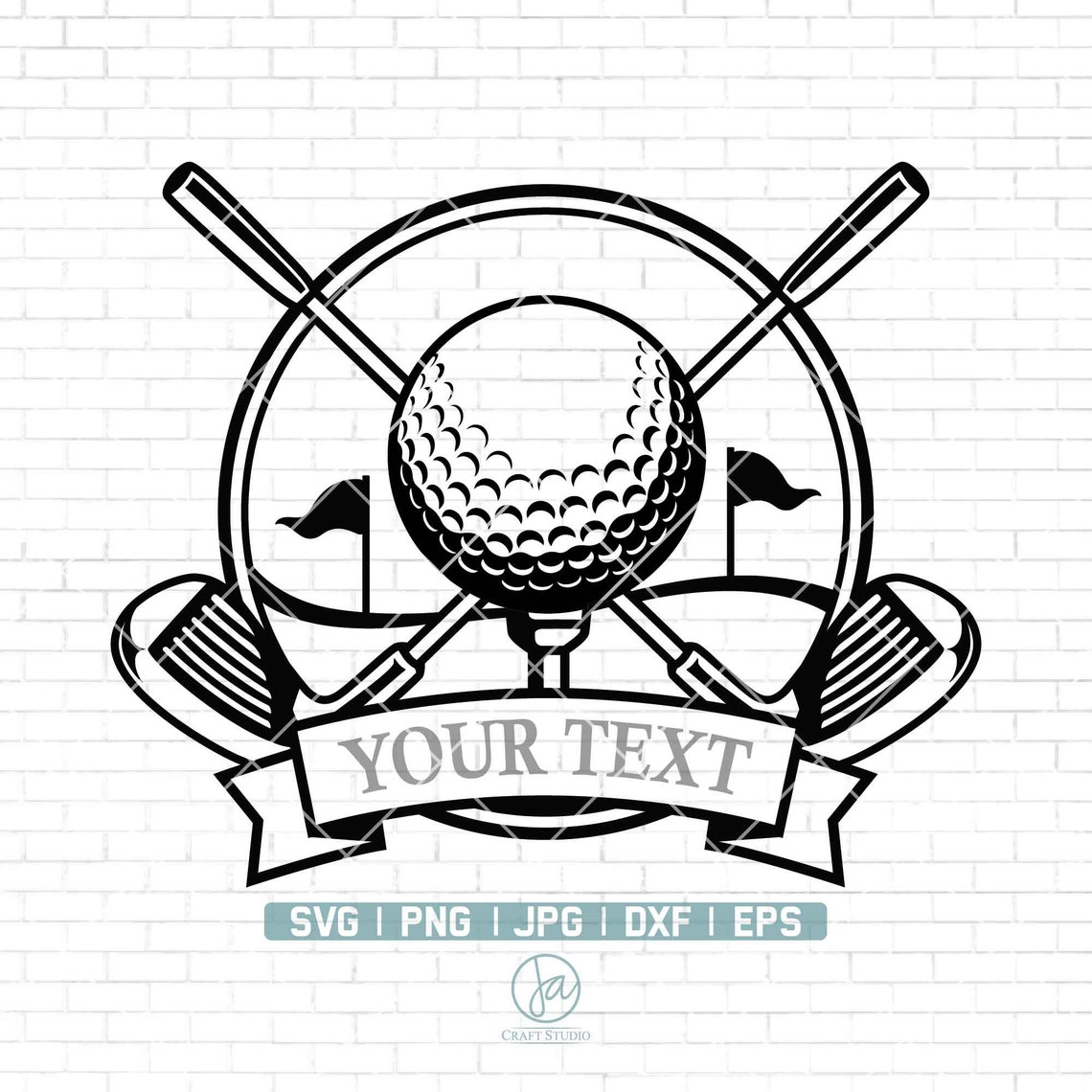 Golf Svg Golf Name Frame Svg Golf Monogram Golf Ball Svg - Etsy