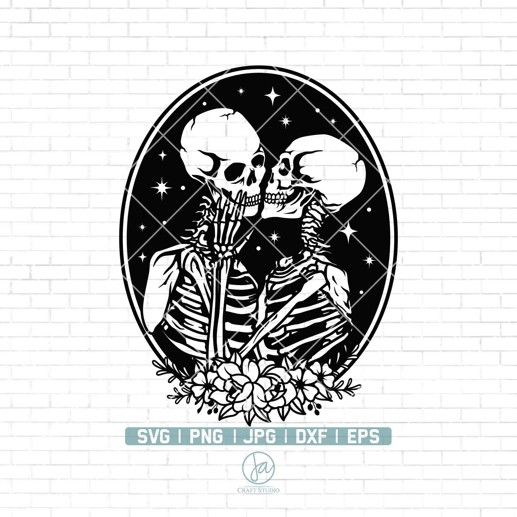 Skeleton Romance Svg Skeleton in Love Svg Halloween Svg - Etsy Hong Kong