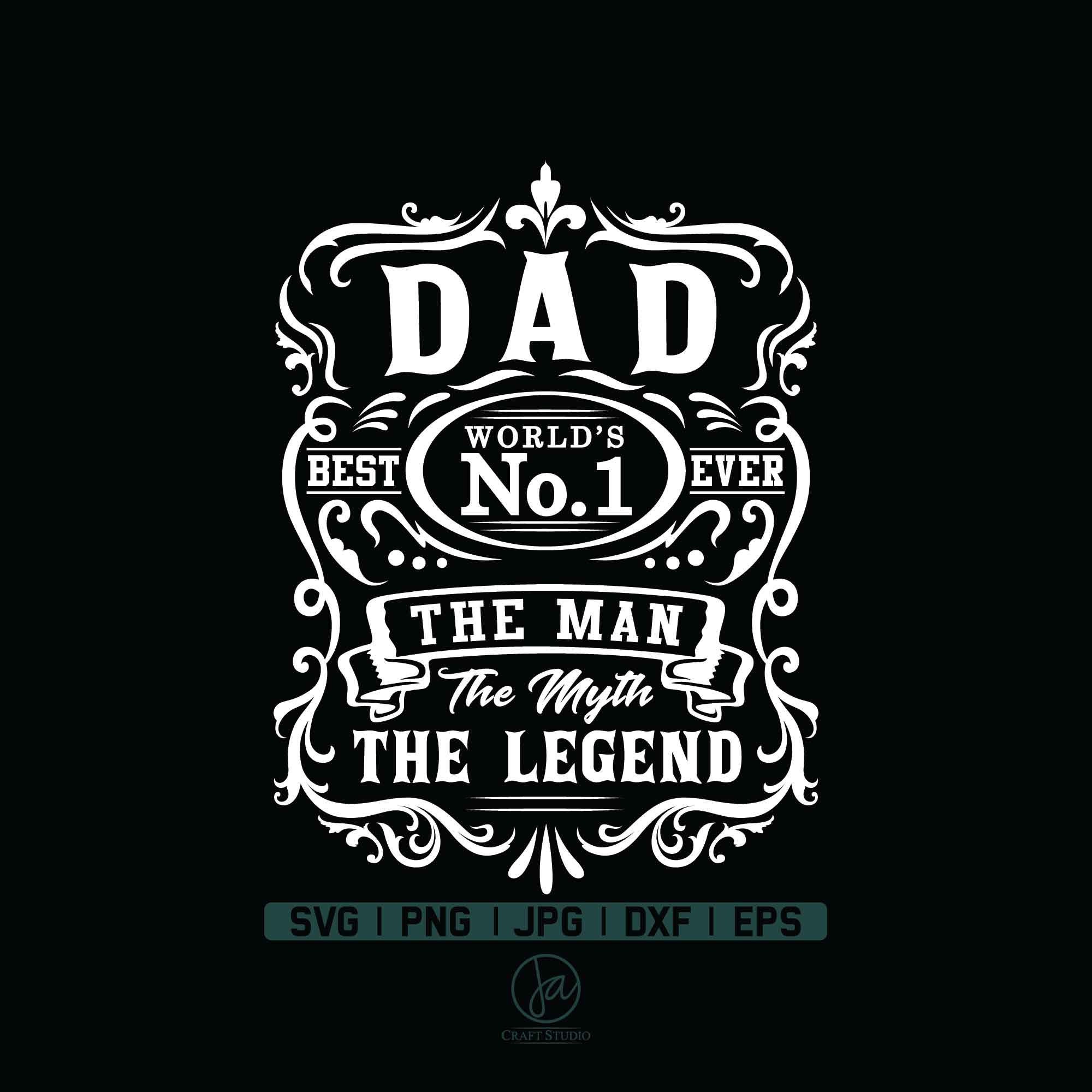 The Man the Myth the Legend SVG PNG, Dad Svg, Father Svg, Fathers Day Svg, Dad Quote Svg, Dad ...