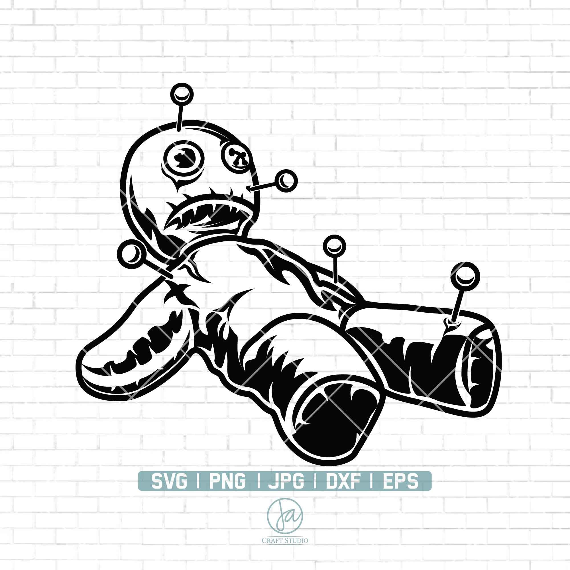 Muñeca vudú SVG / Witchy SVG / Sorcery SVG / Halloween Svg / - Etsy México