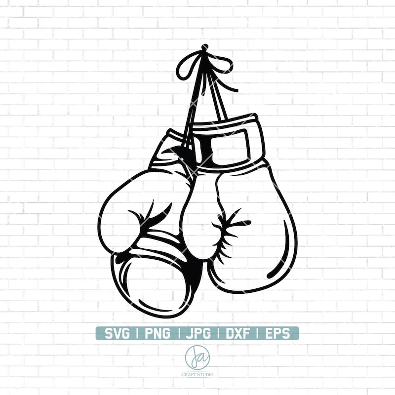 Hanging Boxing Gloves Svg - Etsy