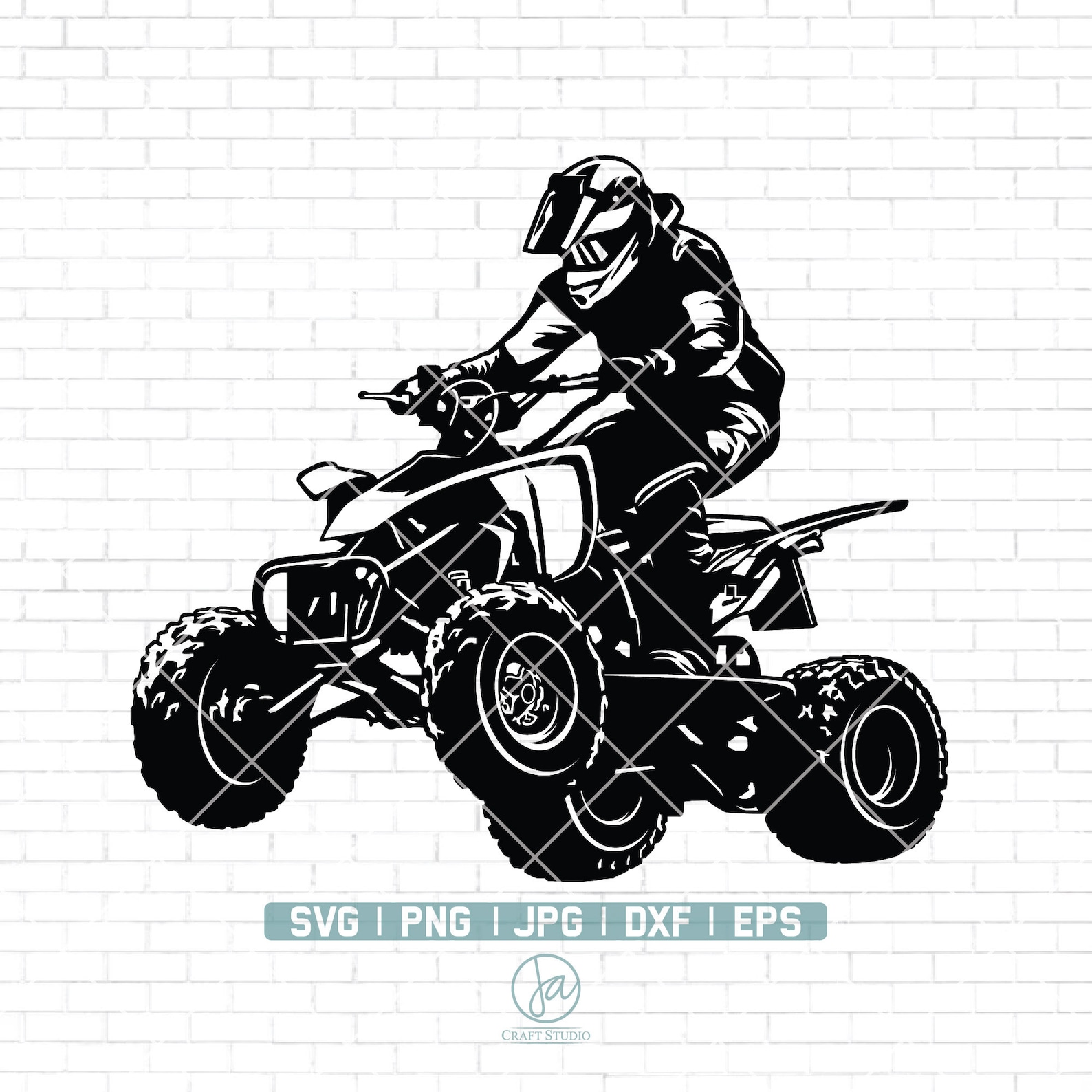 ATV Svg 4 Wheeler Svg File Atv Clipart Quad Riding Svg - Etsy