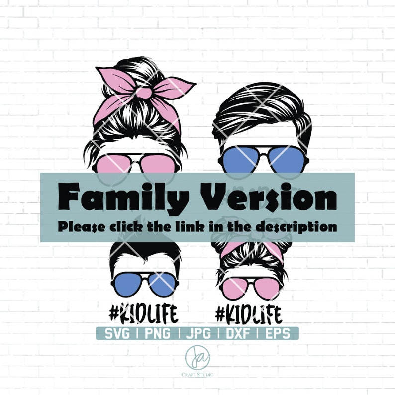 6 Bundle Mom Life Bun Hair | Momlife Svg File | Mom Life Svg | Bun ...