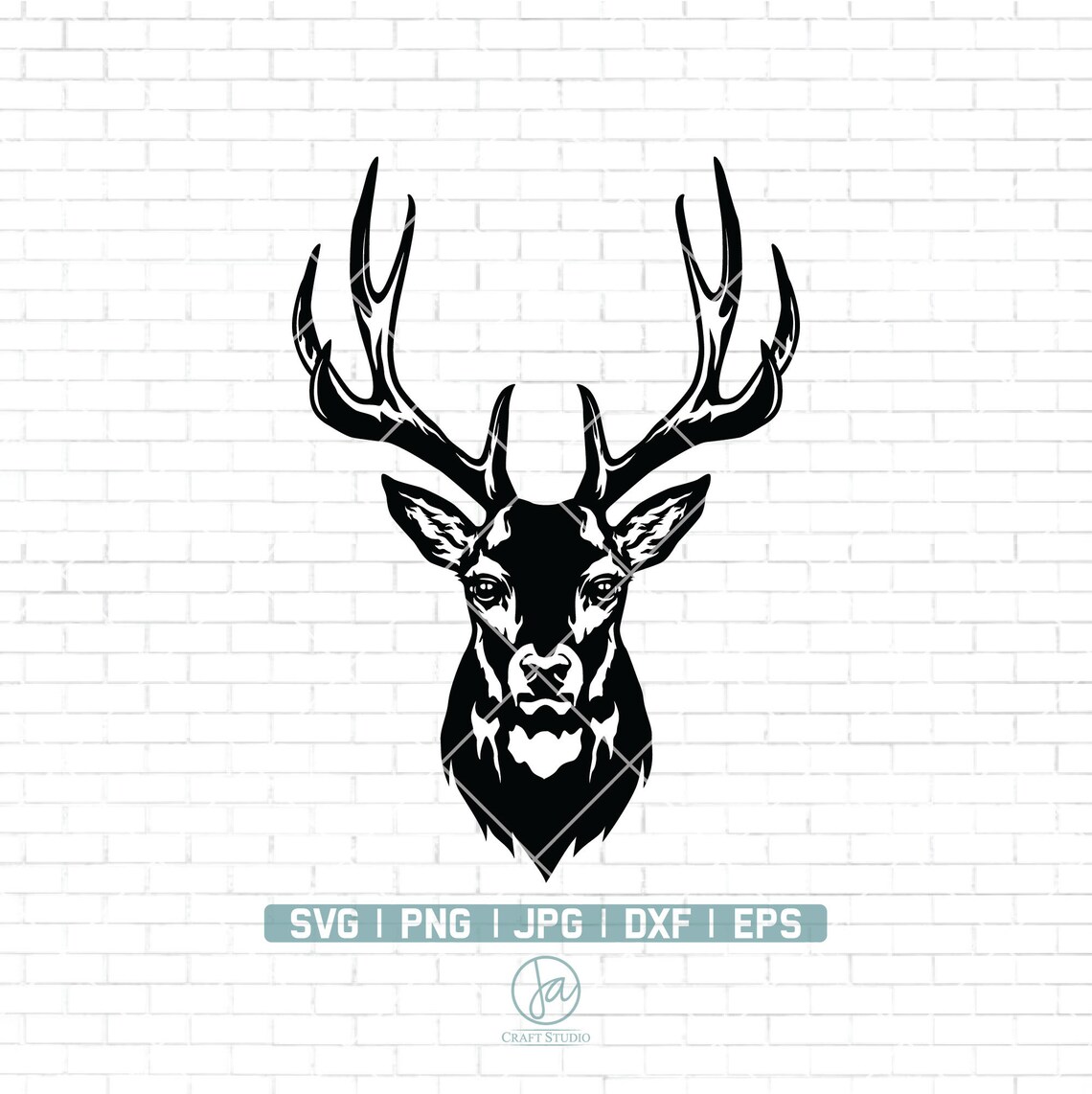 Hirsch SVG Hirschkopf SVG Hirschjagd SVG Hirschjagd - Etsy.de