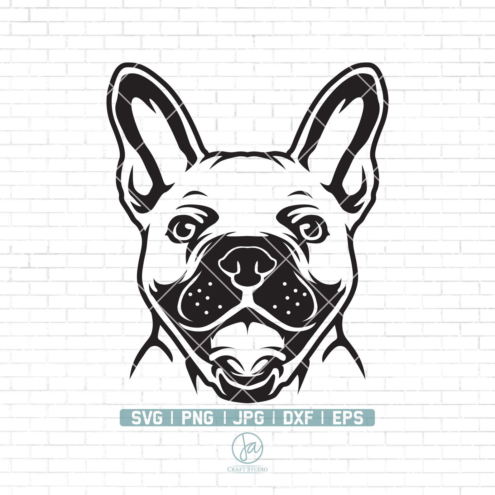 Frenchie Svg French Bulldog Svg Funny Dog Clipart Pet - Etsy