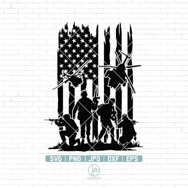 Veteran Soldier Svg US Soldier SVG File Military Svg - Etsy