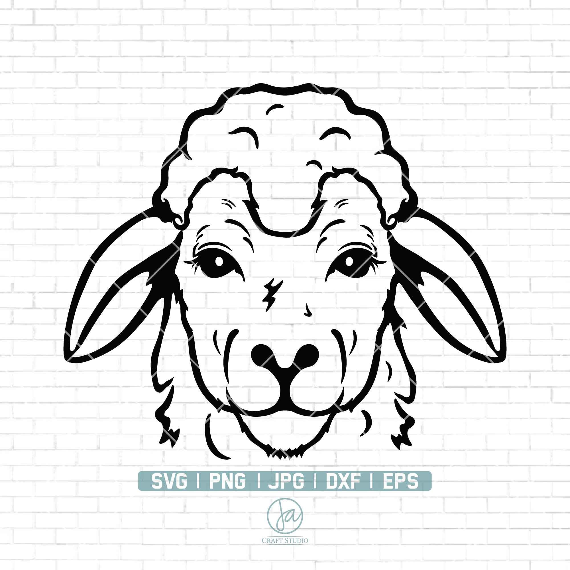 Lamb Svg File Sheep Svg Sheep Clipart Easter Svg - Etsy Canada