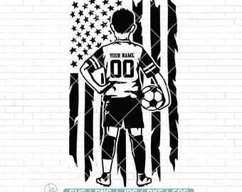 Soccer Kid Player Svg Personalized Name Svg Soccer Kid Svg Soccer Svg ...