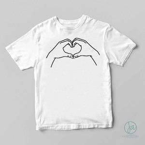 Heart Hands Svg Love Hands Svg Heart Sign Svg Valentines Svg Hand Sign ...