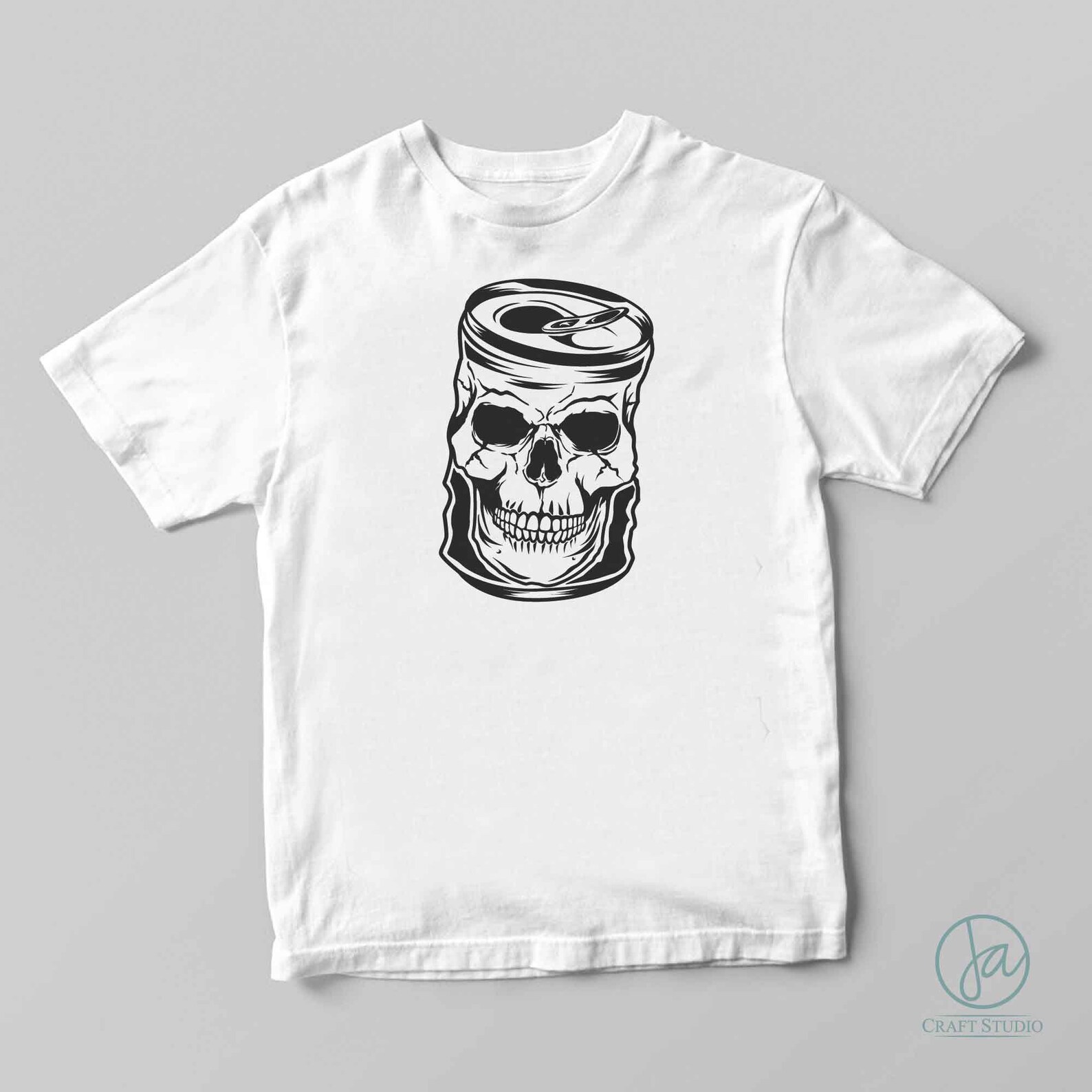 Skull Beer Can SVG | Skull Svg | Soda Can SVG | Soda Pop SVG ...