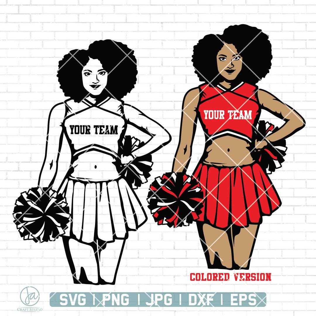 Cheerleader SVG | Cheerleading Svg | Customize High School Cheer ...