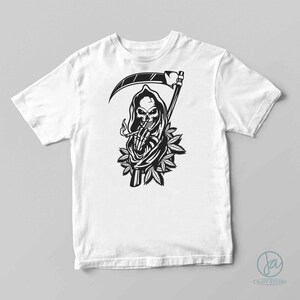 Grim Reaper Svg | Smoking Grim Reaper Svg | Death Svg | Halloween Svg ...