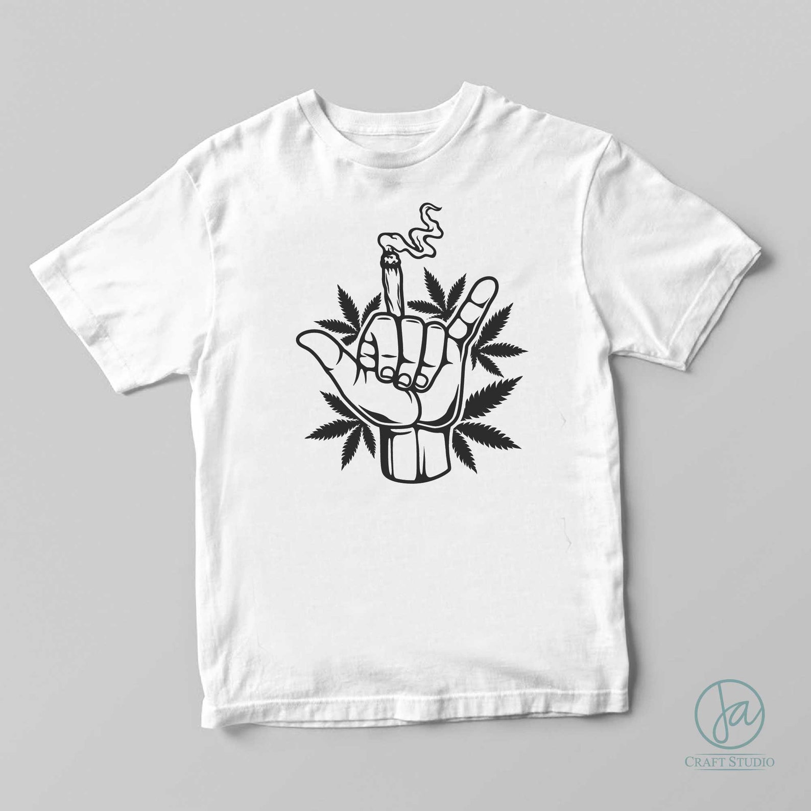 Shaka Hand Holding Weed Joint Svg Weed Svg Cannabis Svg - Etsy