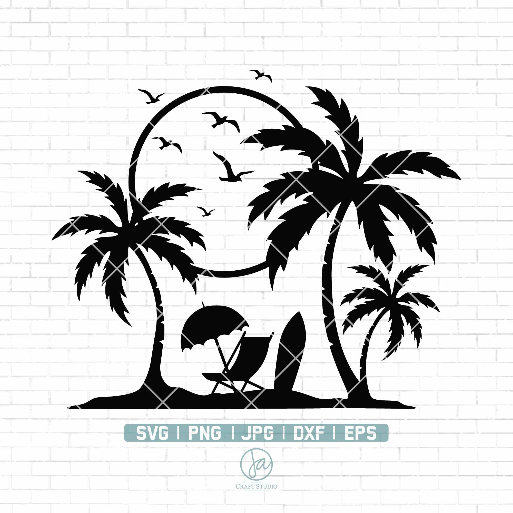 Sunset Beach Svg Beach Life Svg Sunset Svg Beach Svg - Etsy Canada