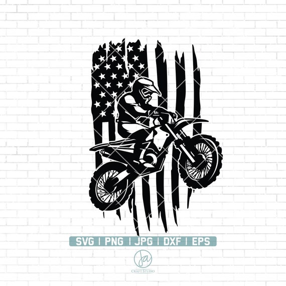 US Motocross Svg Racing Svg Motorcycle Svg Dirt Bike Svg - Etsy