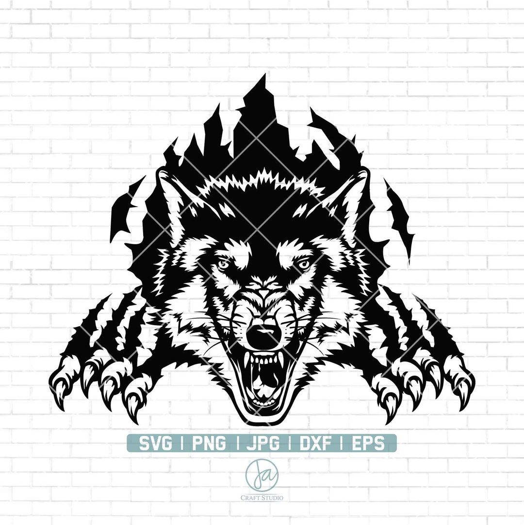 Wolf Claws Scratch SVG | Wolf SVG | Wolf Claw Mark Svg | Wild Animals ...