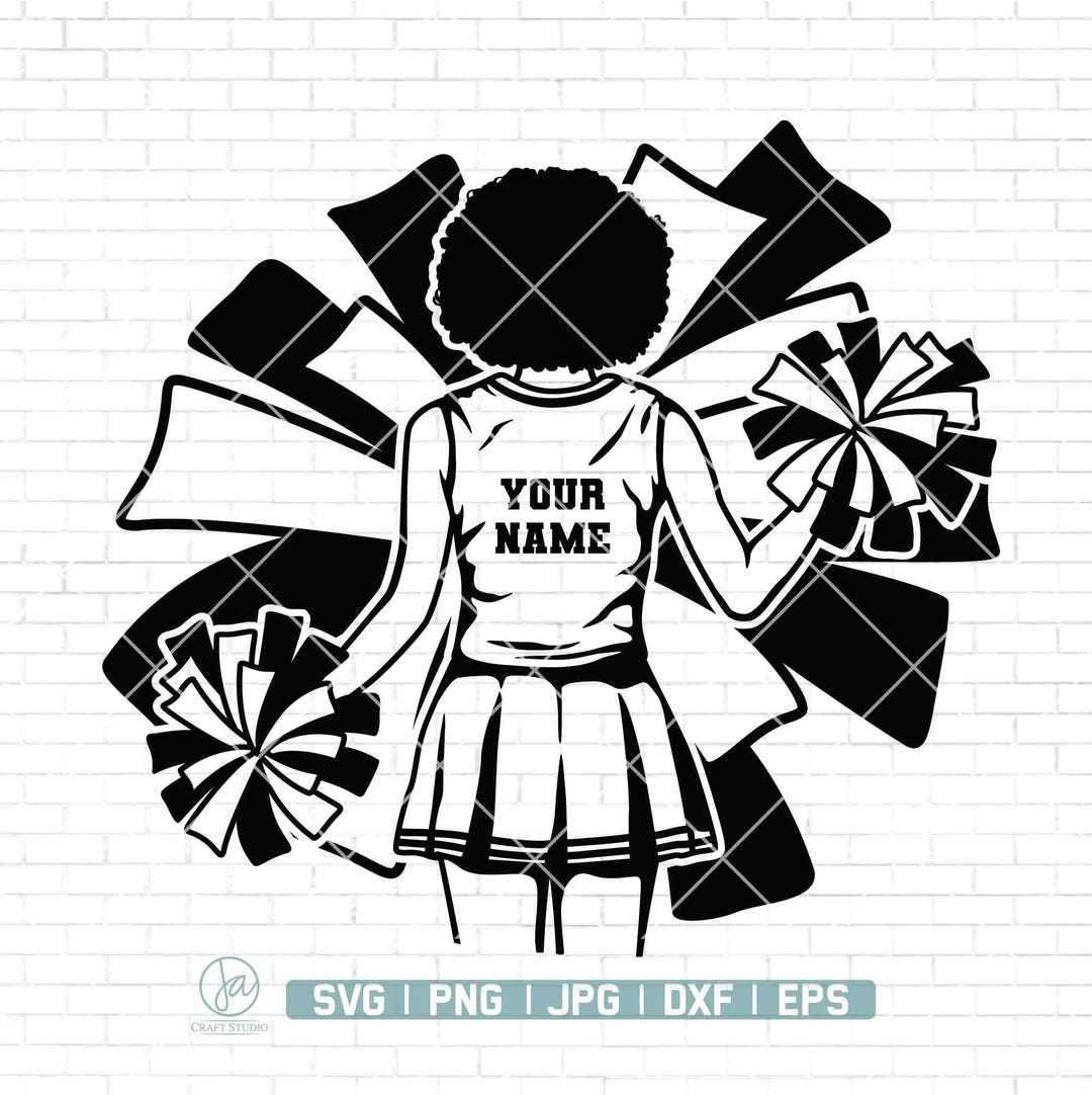 Personalized Name | Cheerleader Svg | Cheerleader Name Svg | Cheer ...