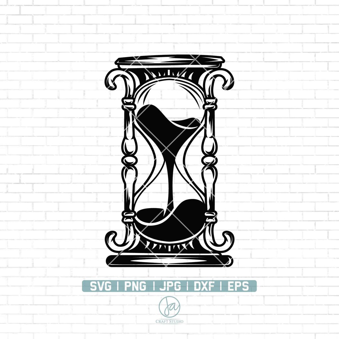 Hour Glass Svg Death Timer Svg Time to Die Clipart Sand Time Svg Time ...