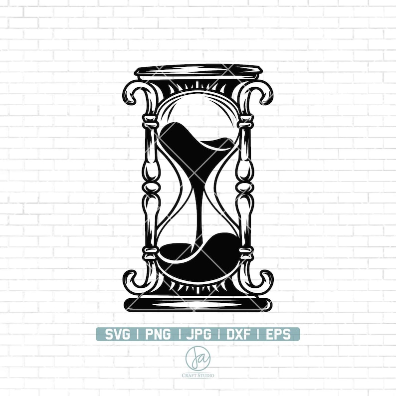 Hour Glass Svg Death Timer Svg Time to Die Clipart Sand - Etsy