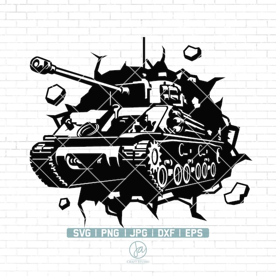 Smashing Tank SVG Military Tank Svg Army SVG Marine Tank - Etsy