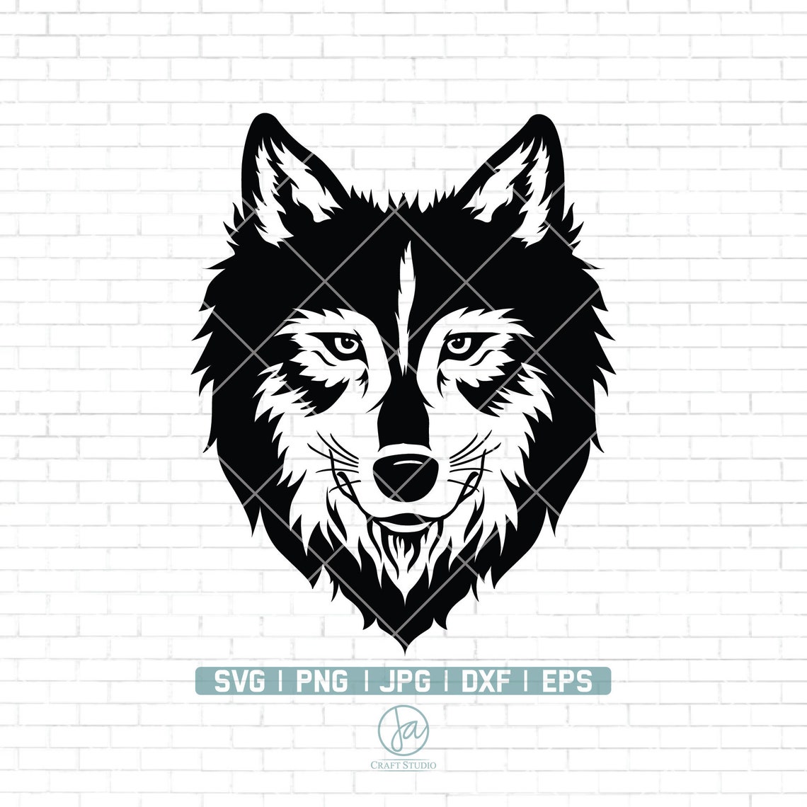 Wolf Face SVG File Wolf Head Svg Wolf Svg Wolf Clipart - Etsy