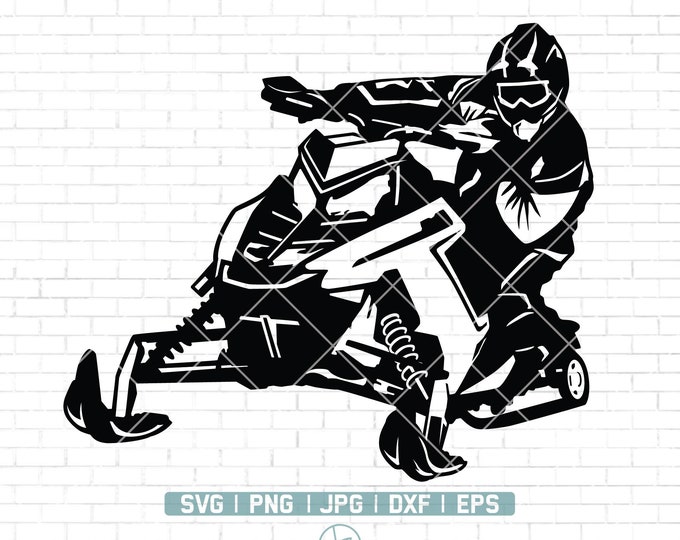 Snowmobile Rider SVG | Winter SVG | Snowmobiler Svg | Snowmobile Shirt ...
