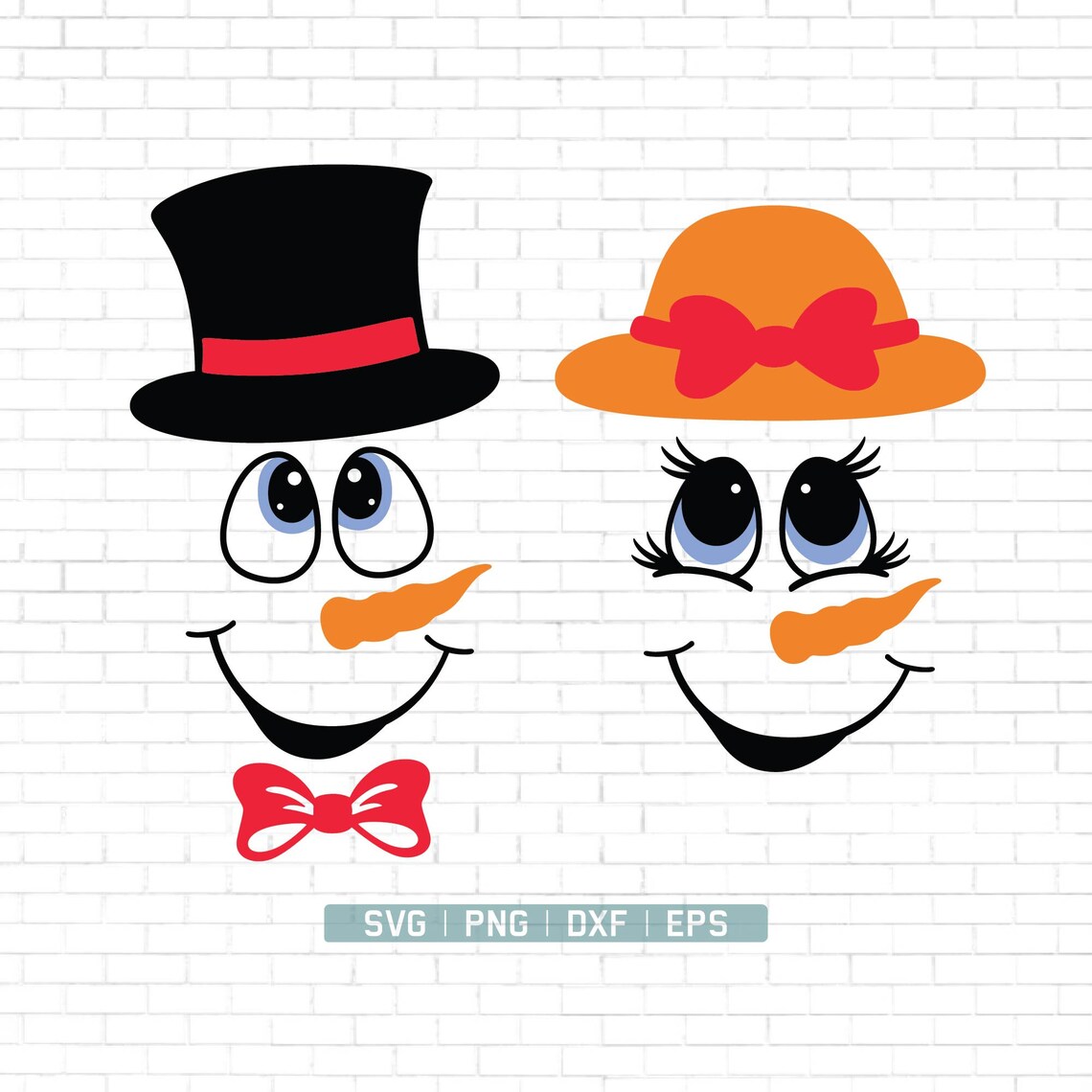 Snowman Face Svg Snowman Bundle Svg Christmas Snowman Svg - Etsy