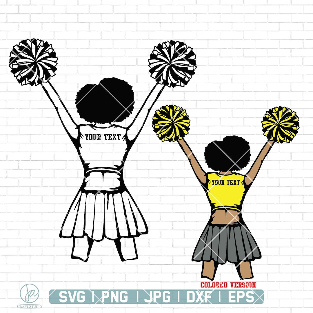 Cheerleader SVG | Cheerleading Svg | Customize High School Cheer ...