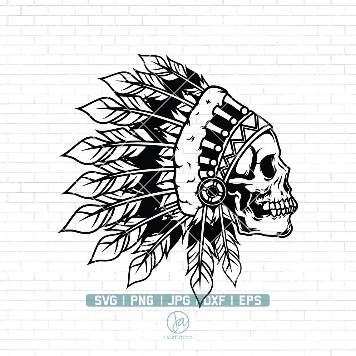 Indian Skull Svg Native American Skull Svg Teepee Svg | Etsy