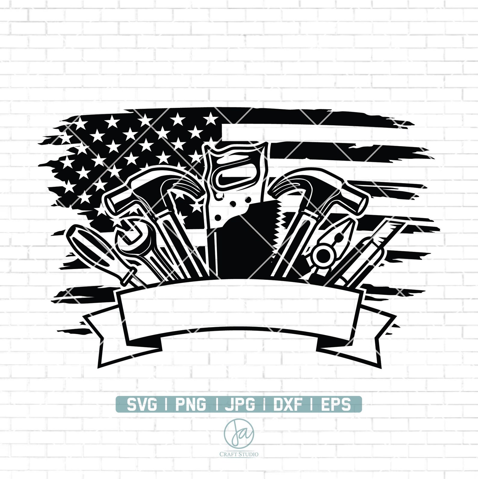 US Flag Carpenter SVG Carpentry Tools SVG Workshop Svg - Etsy