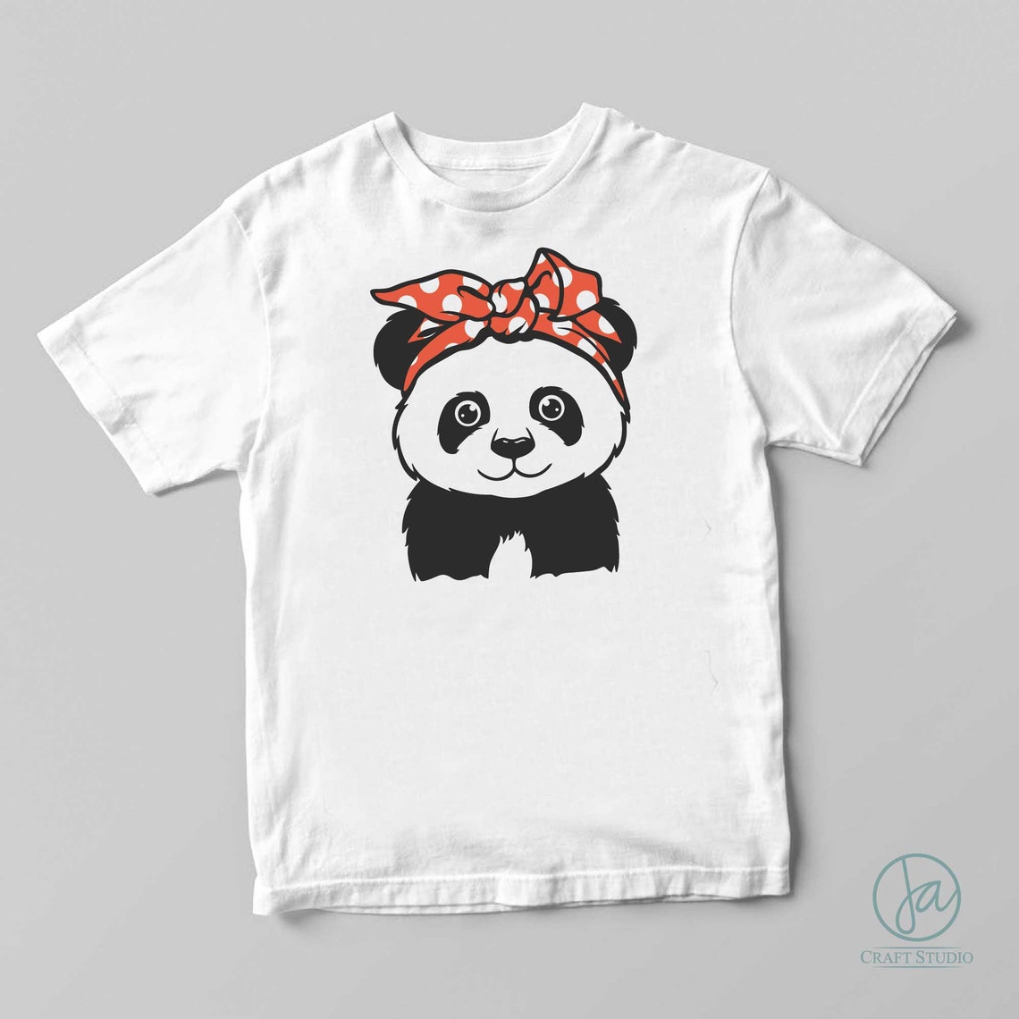 Cute Panda With Bandana Svg Panda Svg Cute Animal Svg - Etsy