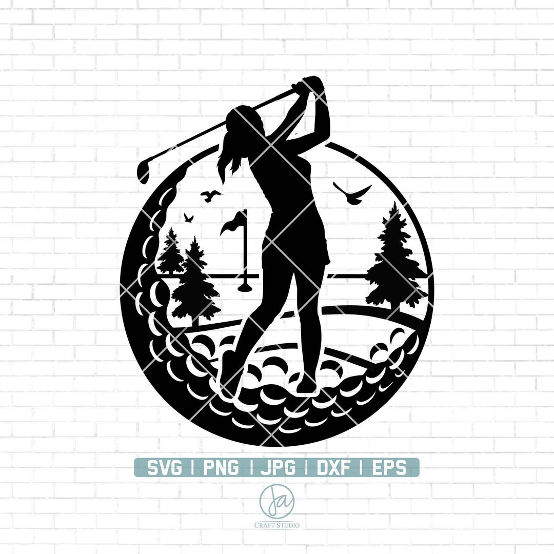 Golfing Svg | Golf Player Svg | Golf Svg | Golfer Silhouette | Golf ...
