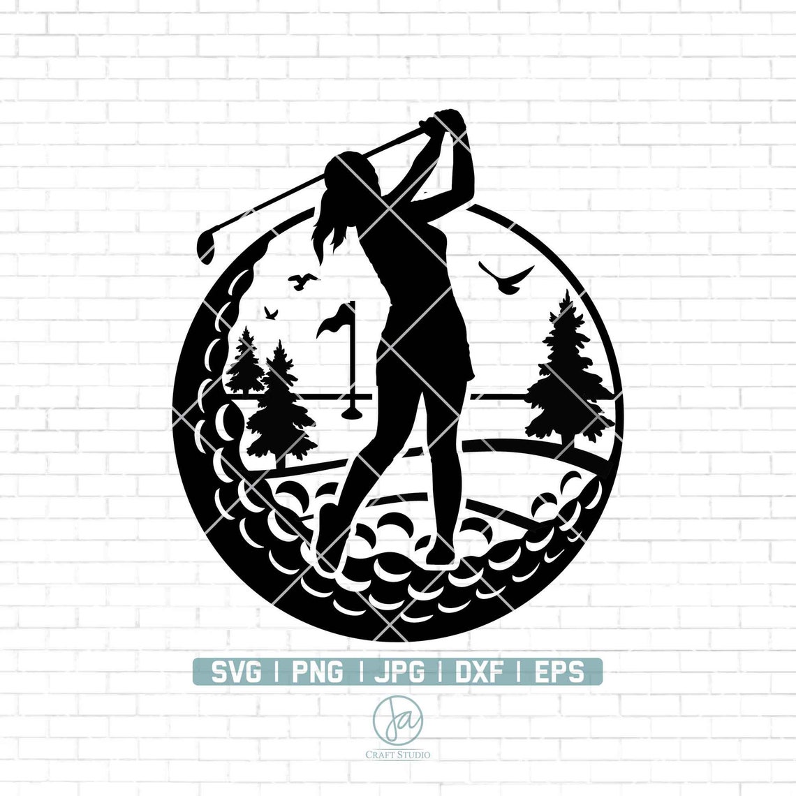 Golfing Svg | Golf Player Svg | Golf Svg | Golfer Silhouette | Golf ...
