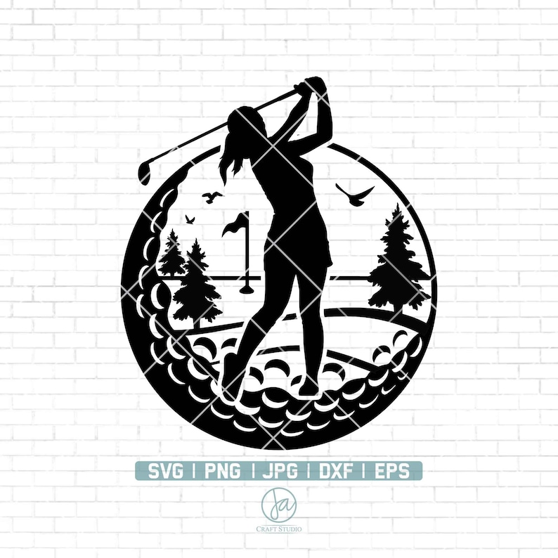 Golfing Svg Golf Player Svg Golf Svg Golfer Silhouette - Etsy